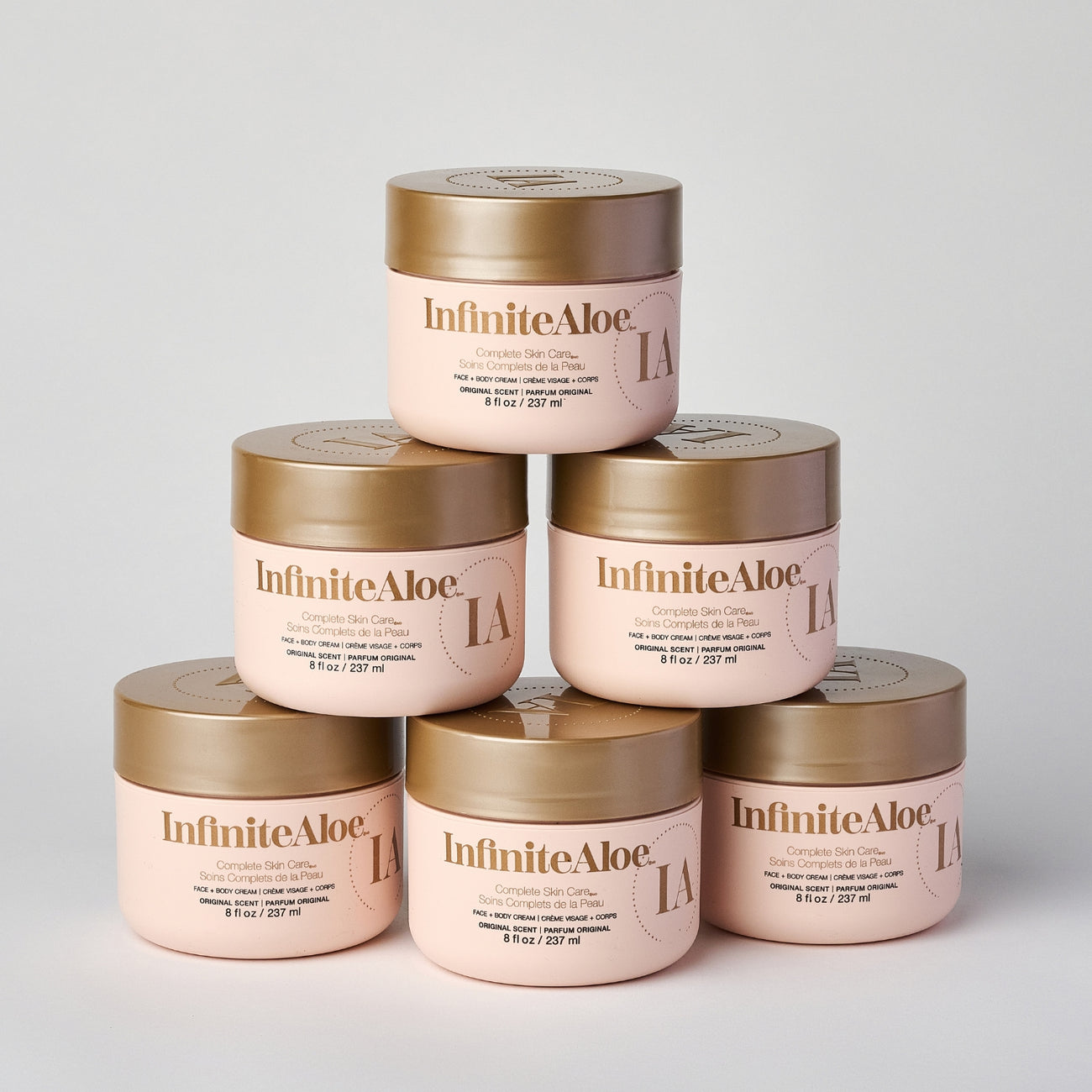 InfiniteAloe Complete Skin Care in a Large Six Pack for Great Value