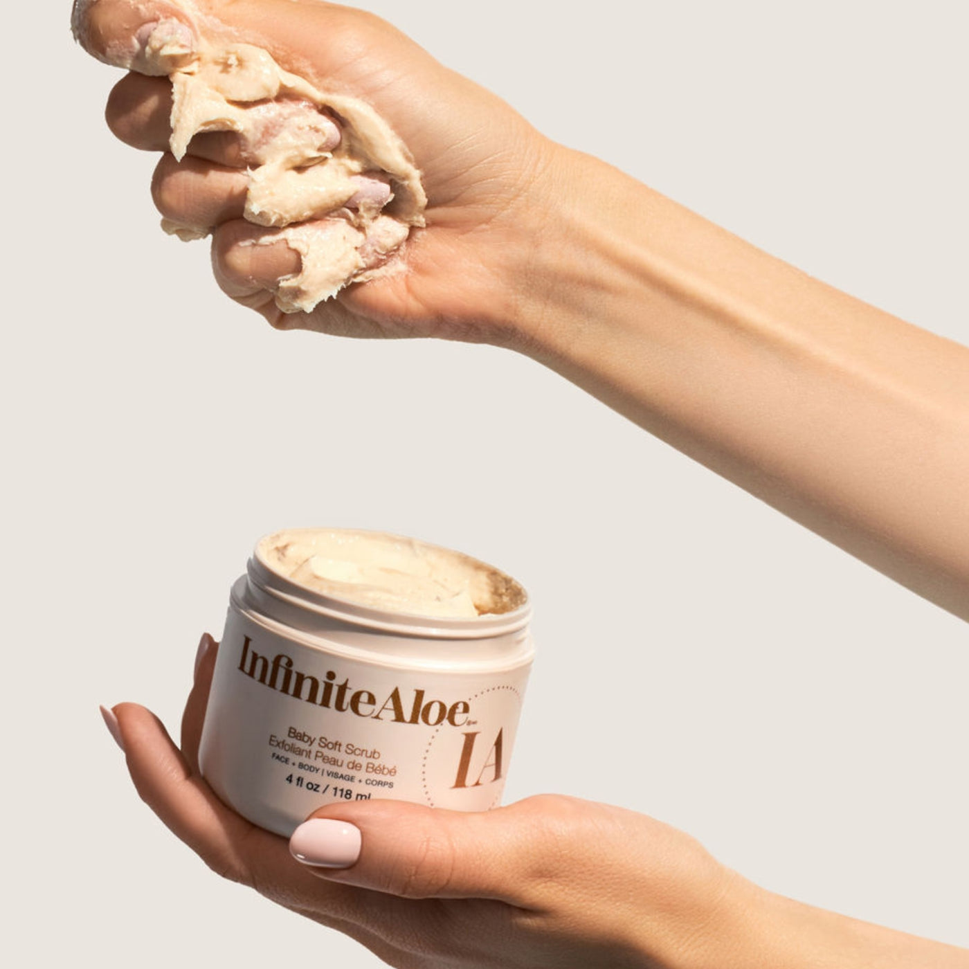 Baby Soft Scrub - Refreshing Face and Body Scrub | InfiniteAloe