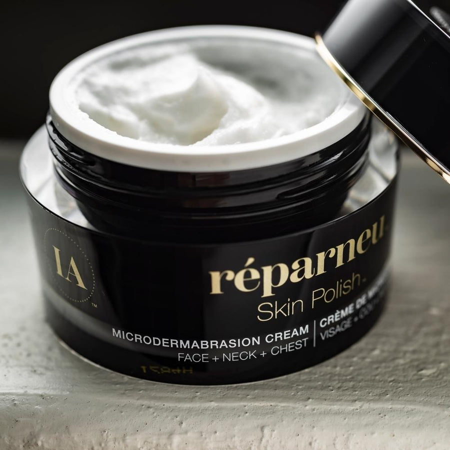 Skin Polish Microdermabrasion Cream for Face and Neck | InfiniteAloe